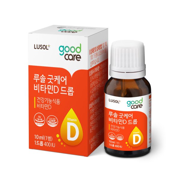루솔 굿케어 비타민d 드롭 건기식 제품 모여사는 야기야기 제품 상세